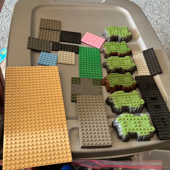Lego | Toys | Huge Lot Of Lego Base Plates | Poshmark